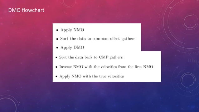 Extended seismic data processing dmo | PPTX | Physics | Science