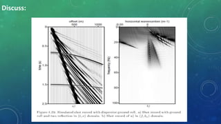 Extended seismic data processing lec25, fk filtering | PPTX