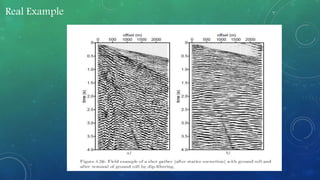 Extended seismic data processing lec25, fk filtering | PPTX