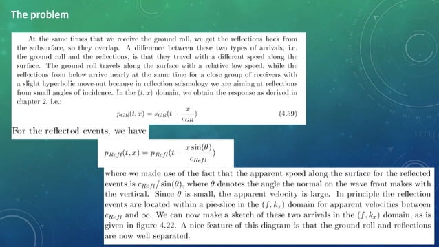 Extended seismic data processing lec25, fk filtering | PPTX
