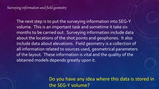 Extended seismic processing sequence lecture 24 | PPT