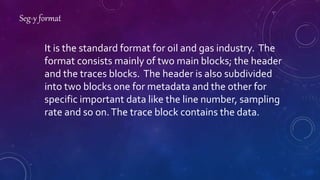 Extended seismic processing sequence lecture 24 | PPT