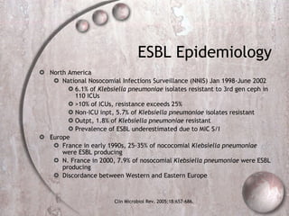 Extended Spectrum Beta Lactamases Esbl | PPT