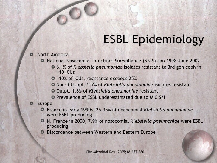 Esbl Infection
