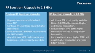 Extended spectrum DOCSIS: A much different RF spectrum upgrade | PPTX