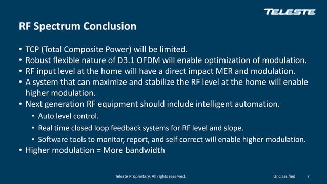 Extended spectrum DOCSIS: A much different RF spectrum upgrade | PPT