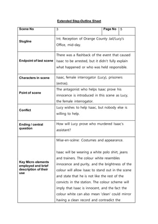 Extended Step Outline for Film | DOCX