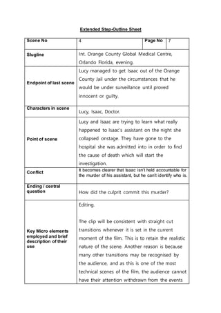 Extended Step Outline for Film | DOCX