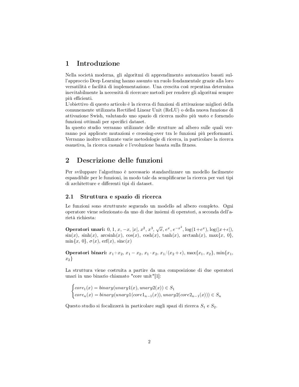 Extended Summary Of Evolutionary Optimization Of Deep Learning Activation Functionspdf
