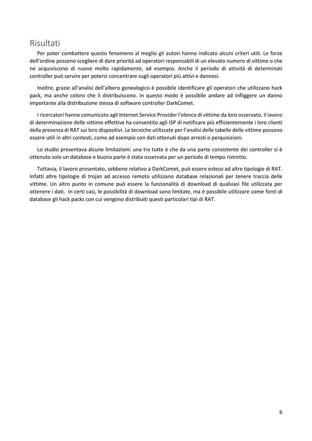 Extended summary of dark matter uncovering the dark comet rat ecosystem ...