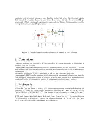 Extended Summary of "Genetic Programming Approaches To Learning Fair Classifiers" | PDF | Free ...