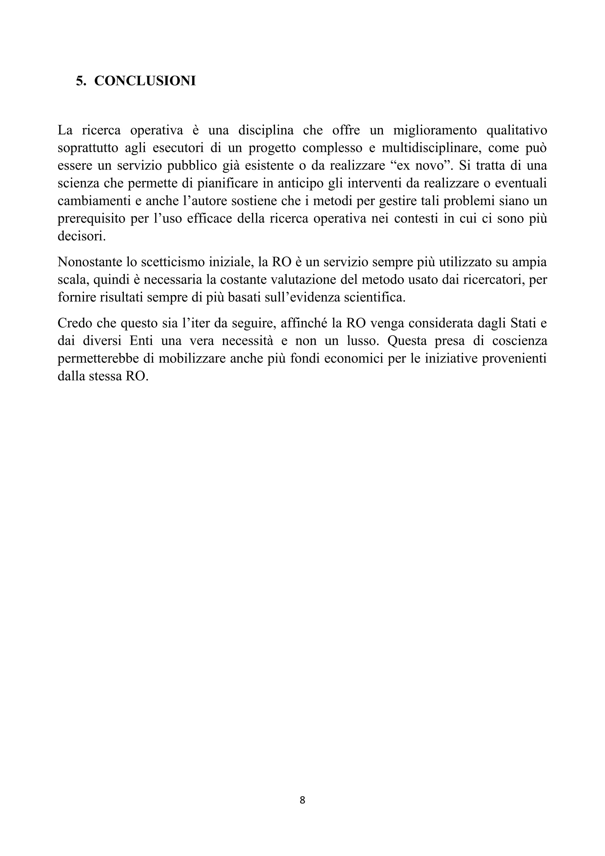 Extended Summary Of “operational Research For Multi Organizations” Pdf