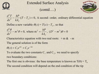 Lectures on Extended surfaces ppt | PPT