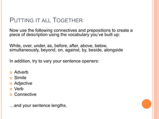 Extended writing presentation | PPTX