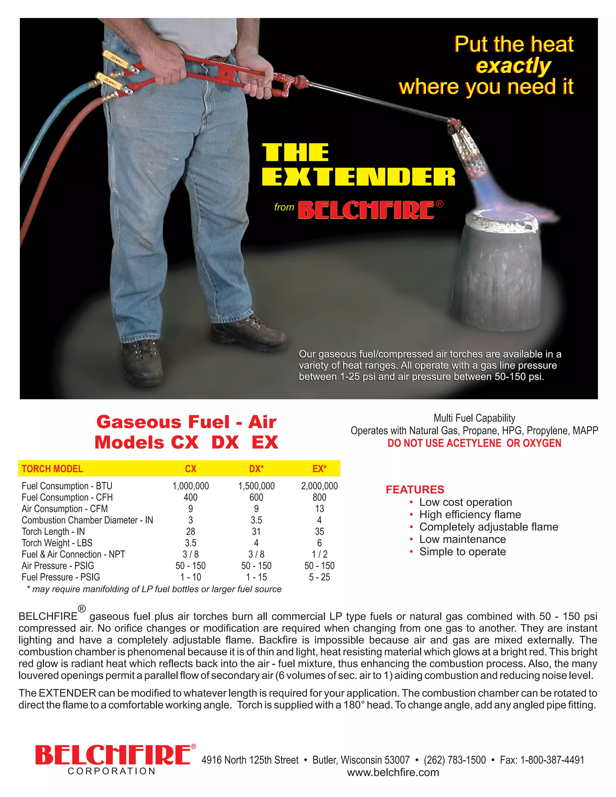 Belchfire Extender Torch | PDF