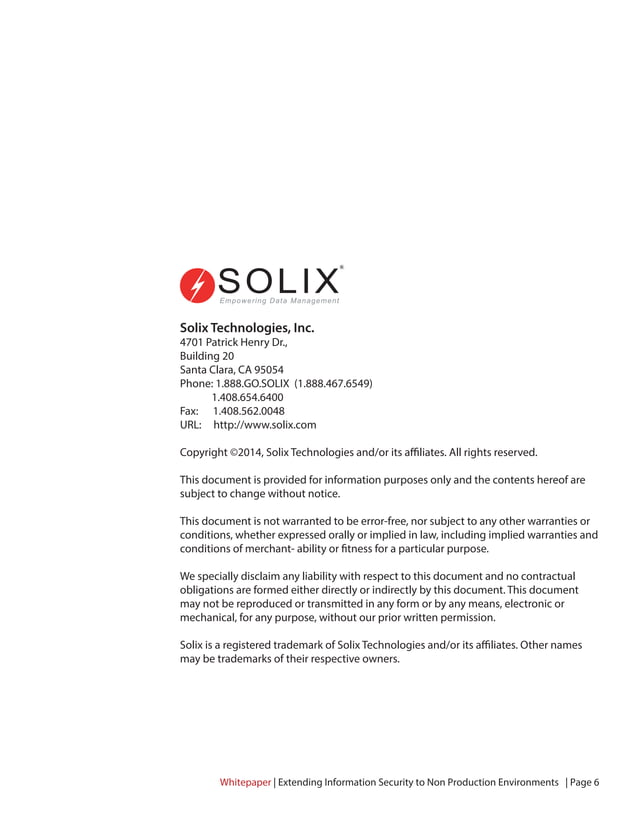 Extending Information Security To Non Production Environments Pdf