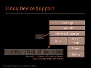 Extending Android with New Devices | PPT