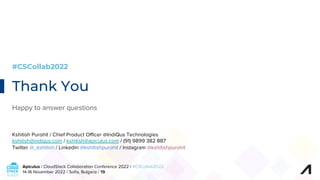 Extending CloudStack To Deliver a Multi Availability Zone Public Cloud | PDF