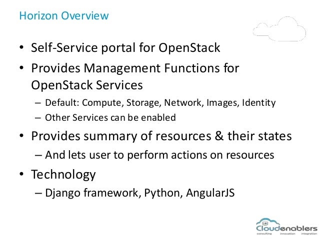 Extending Openstack Horizon for multi cloud management