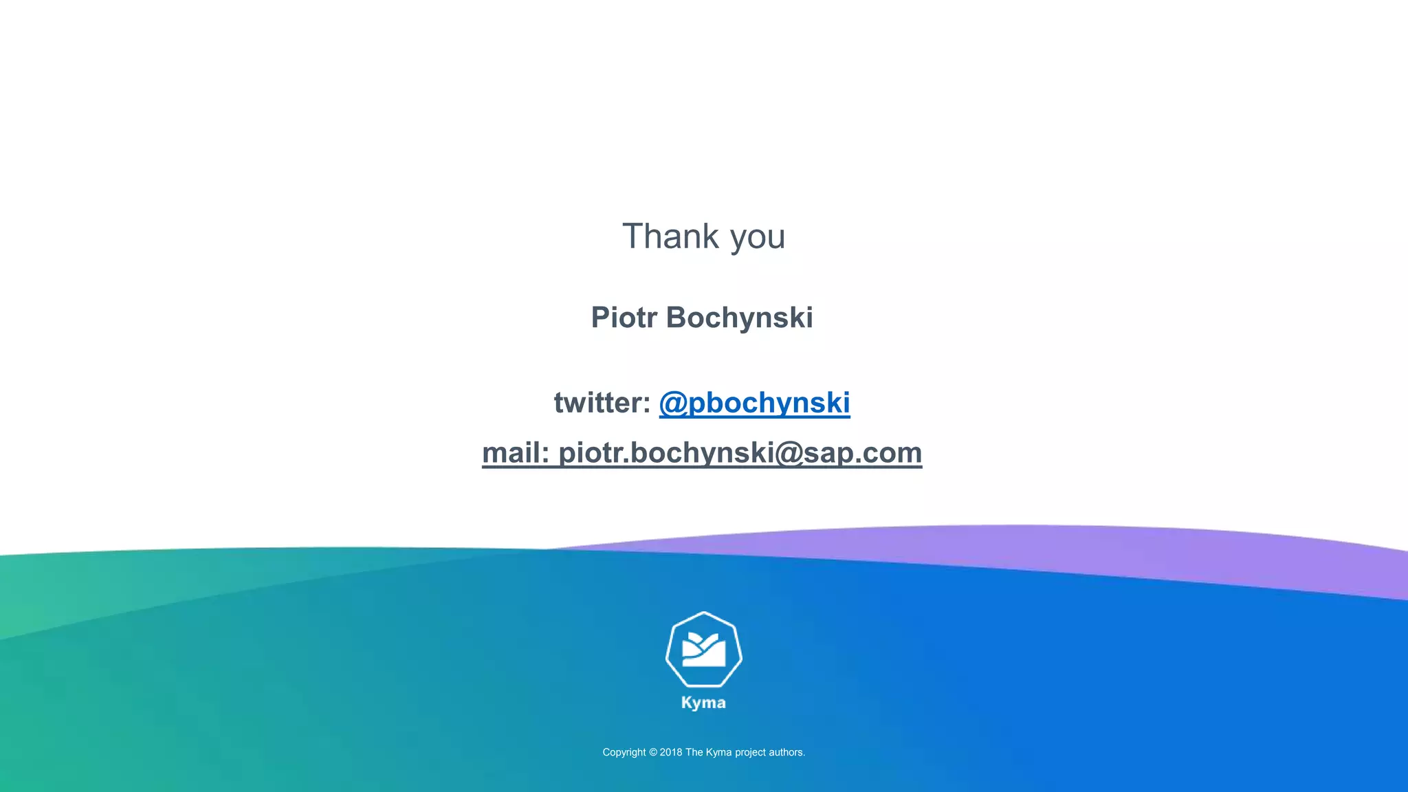 Extending kubernetes - kyma template | PPTX