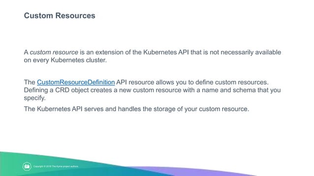 Extending kubernetes - kyma template | PPT Extending kubernetes - kyma template | PPT