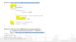 Extending kubernetes with CustomResourceDefinitions | PPT