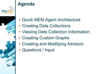 Extending MySQL Enterprise Monitor | PPT