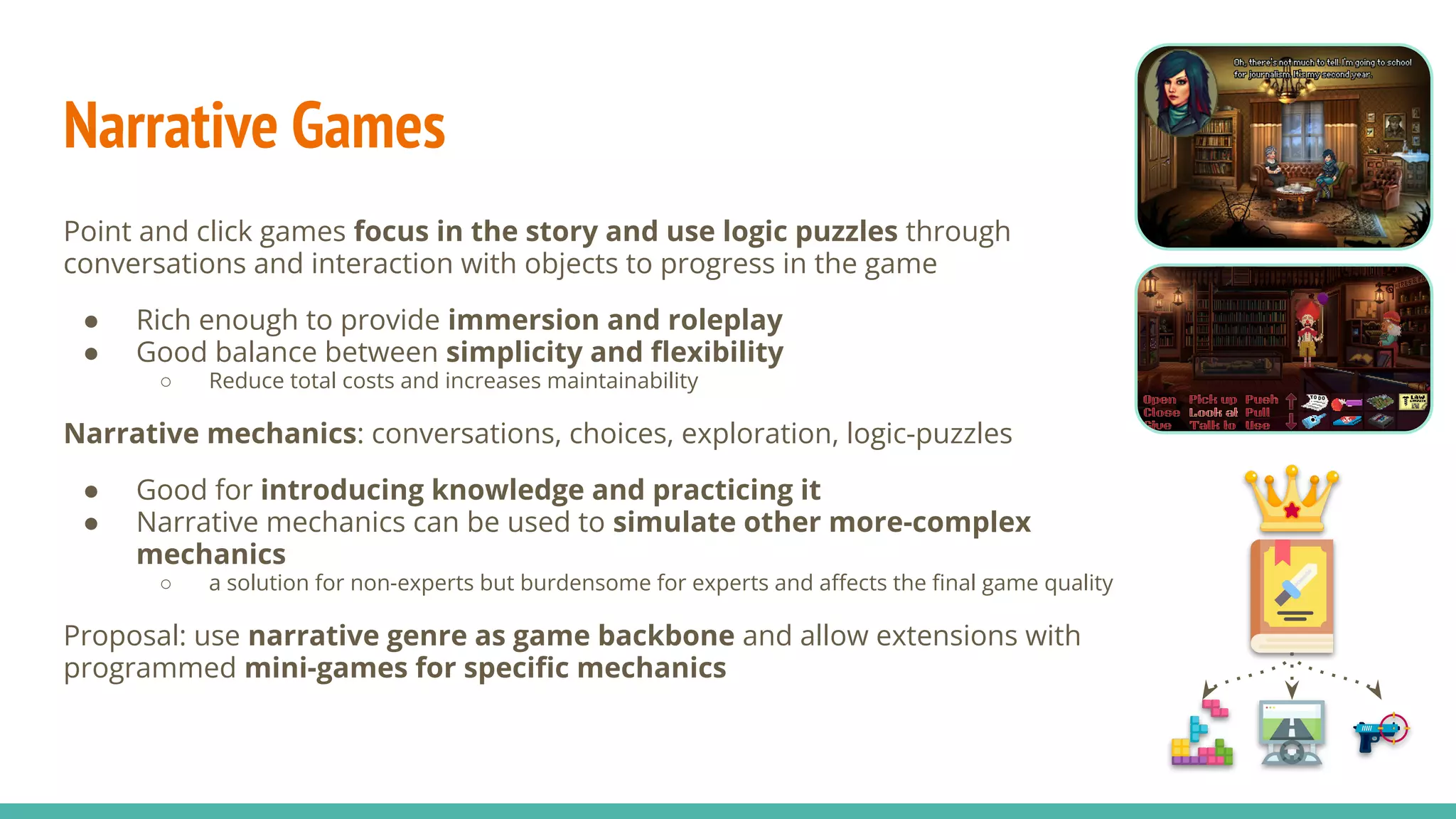 Extending narrative serious games using ad hoc minigames | PDF