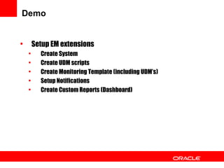Extending oracle tools final | PPT
