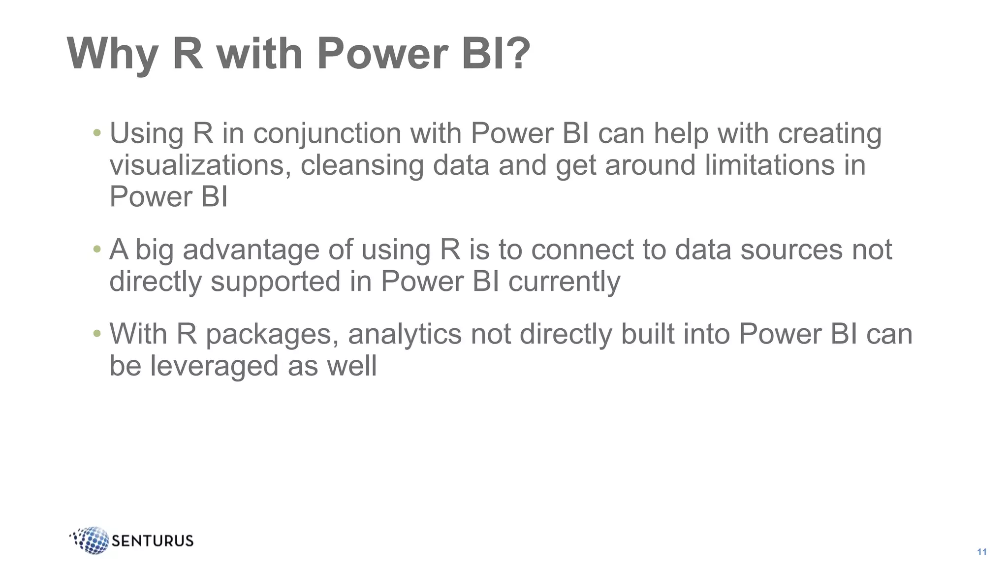 Extending Power BI Functionality with R | PPTX