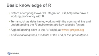 Extending Power BI Functionality with R | PPTX