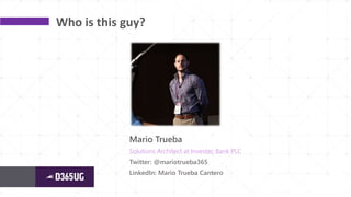 D365UGUK Extending Dynamics Portals Workshop | PPT