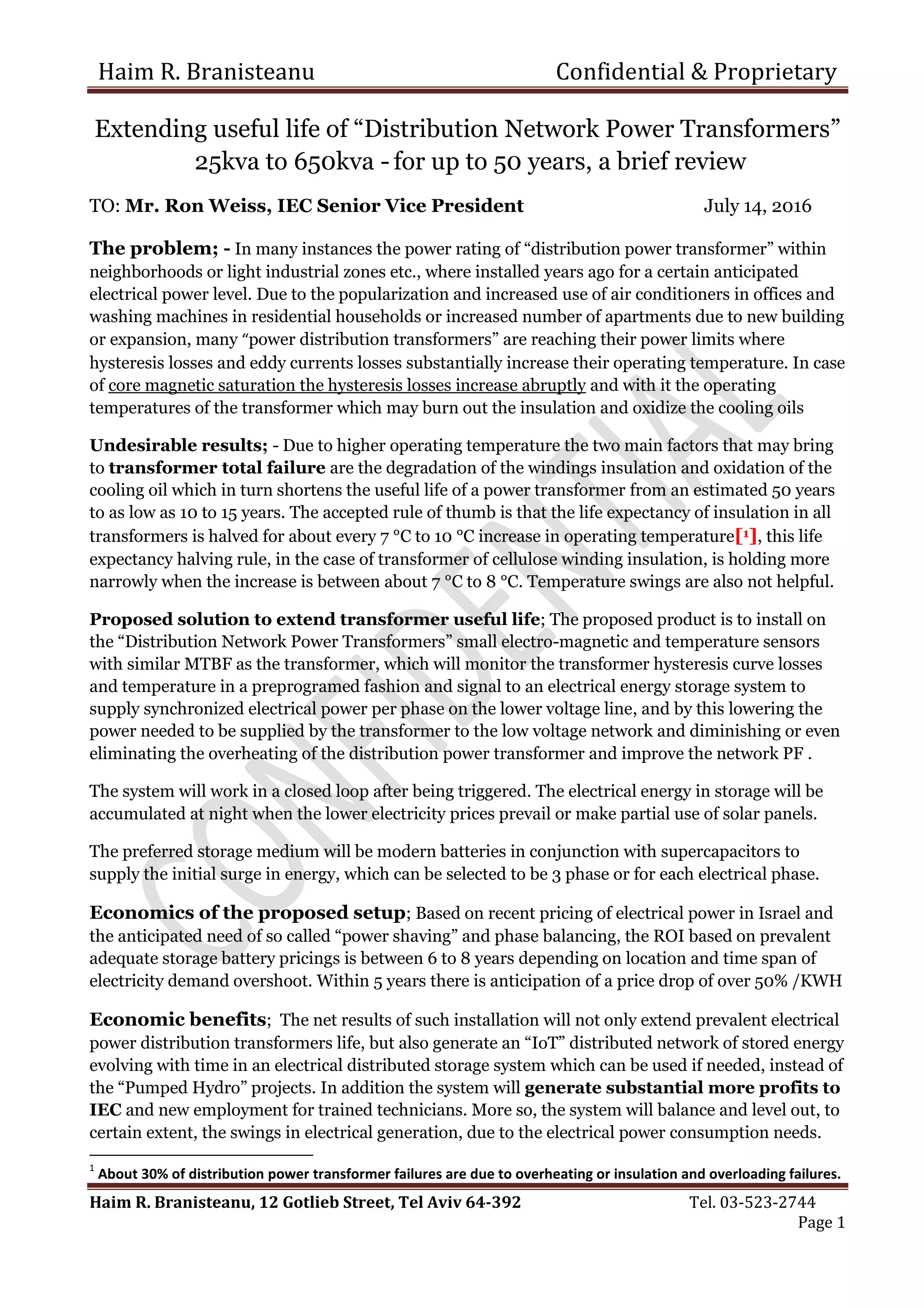 Extending baseline power transformer life | PDF | Gas and Electric ...