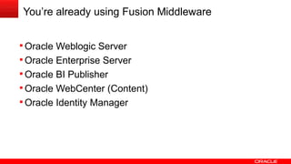 Extending primavera through the fusion stack - Oracle Primavera P6 ...