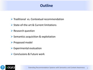 Extending Recommendation Systems With Semantics And Context Awareness | PDF