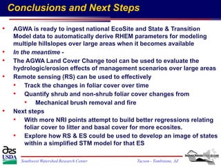 Extending rhem from hillslopes to watersheds | PPTX