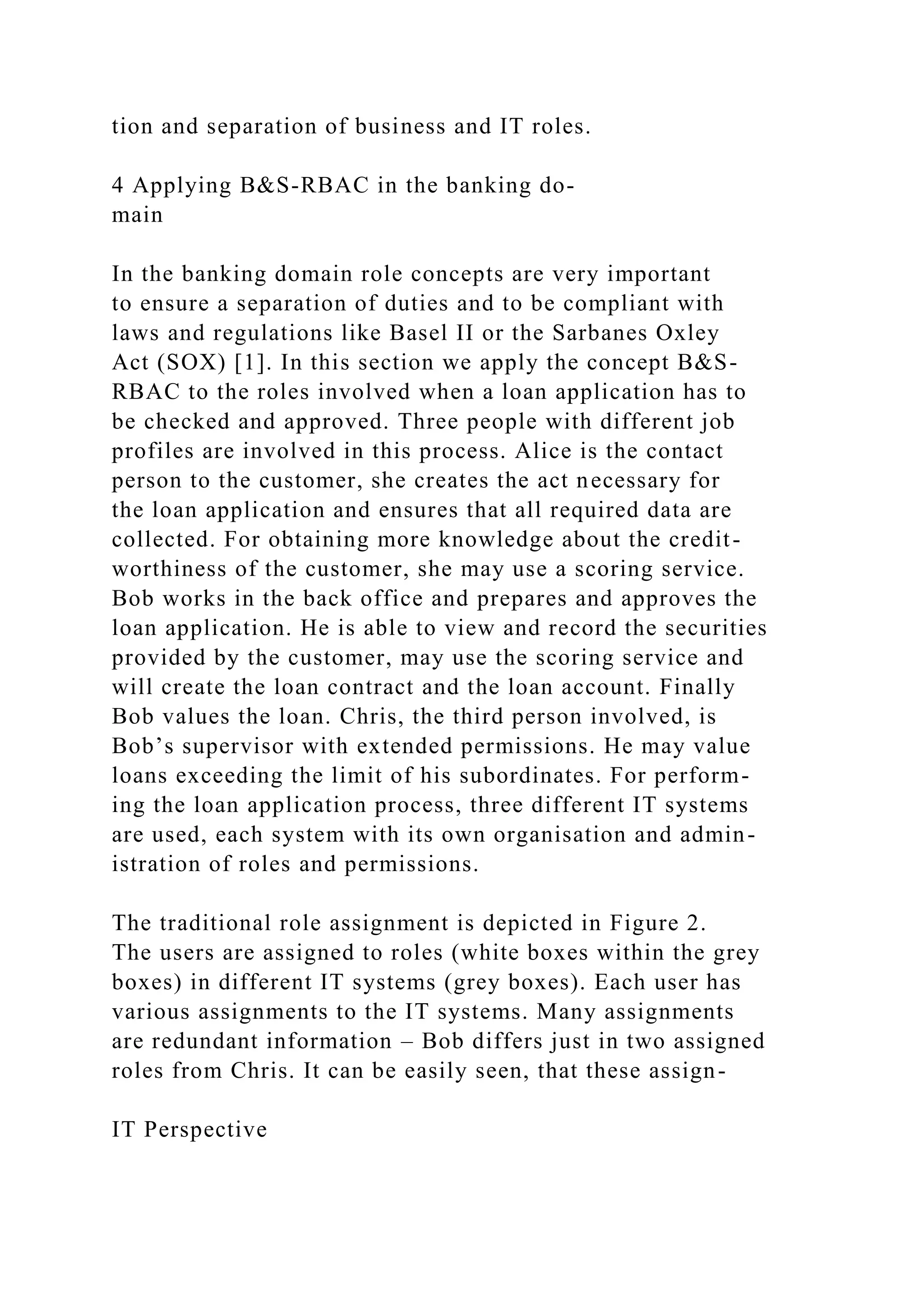 Extending Role Based Access Control For Business Usageheik Docx