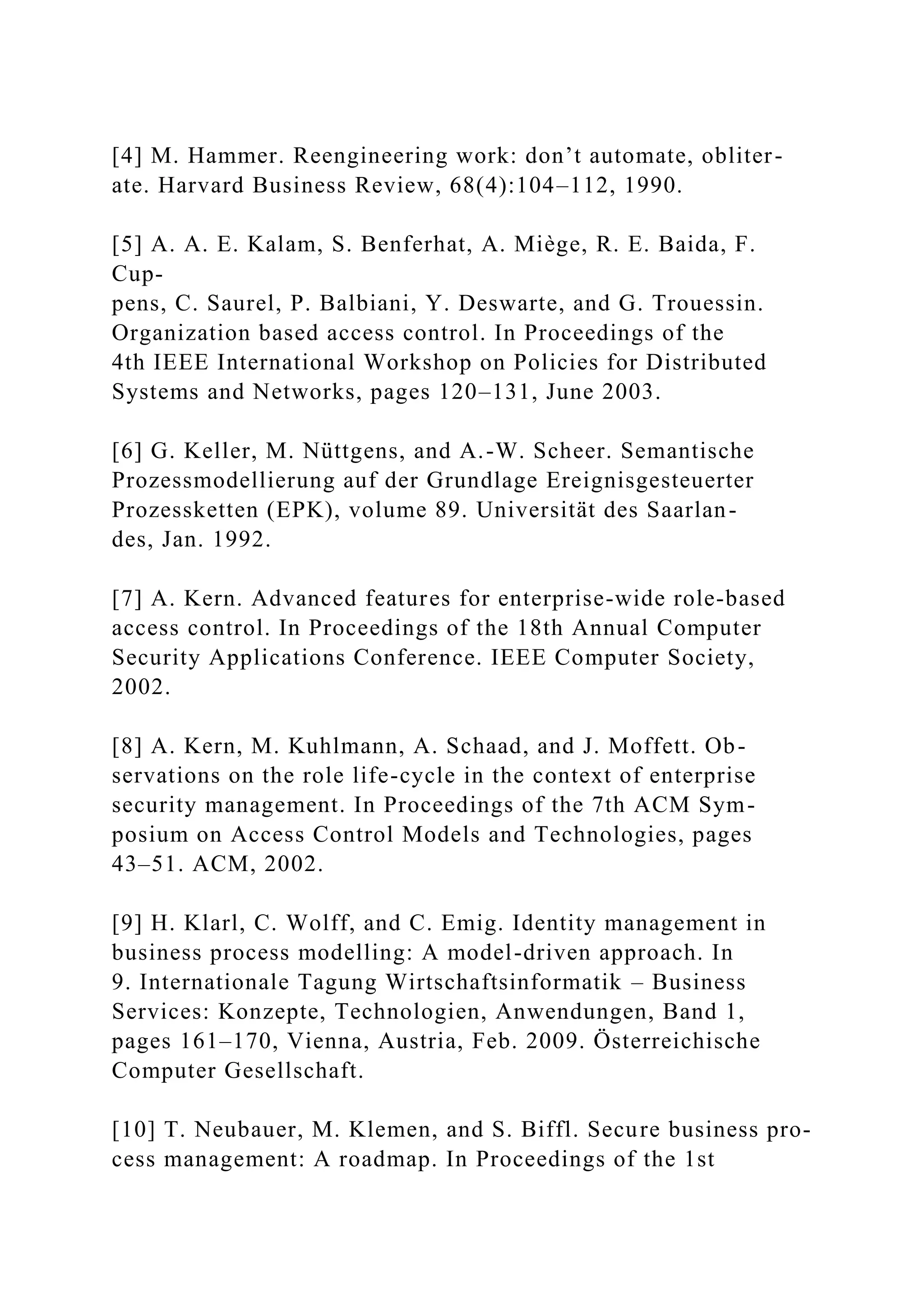 Extending Role Based Access Control For Business Usageheik Docx