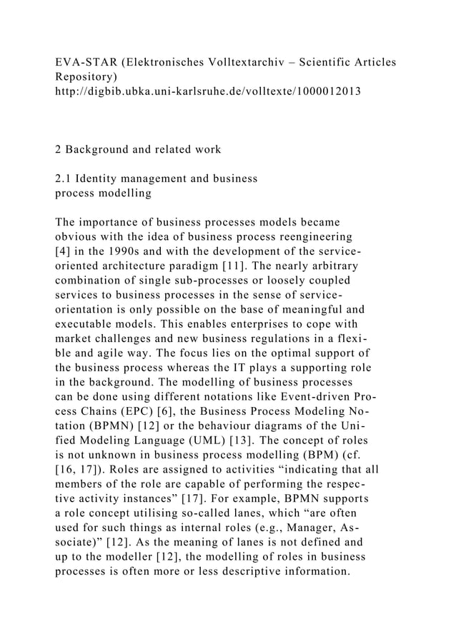 Extending Role Based Access Control For Business Usageheik Docx
