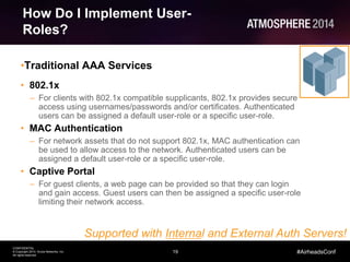Extending Role Based Policies to Wired Access | PPT