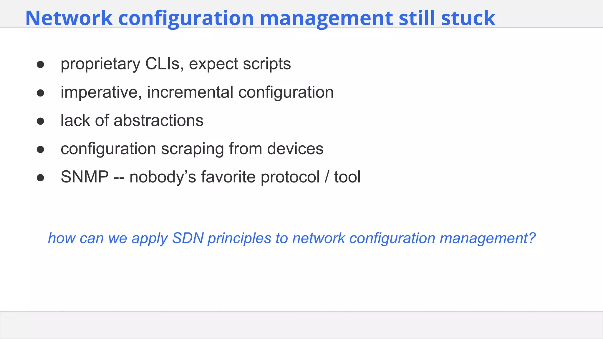 Extending SDN beyond the control plane | PPT