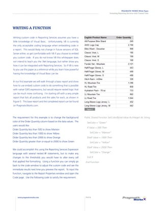 Extending SSRS Whitepaper | PDF