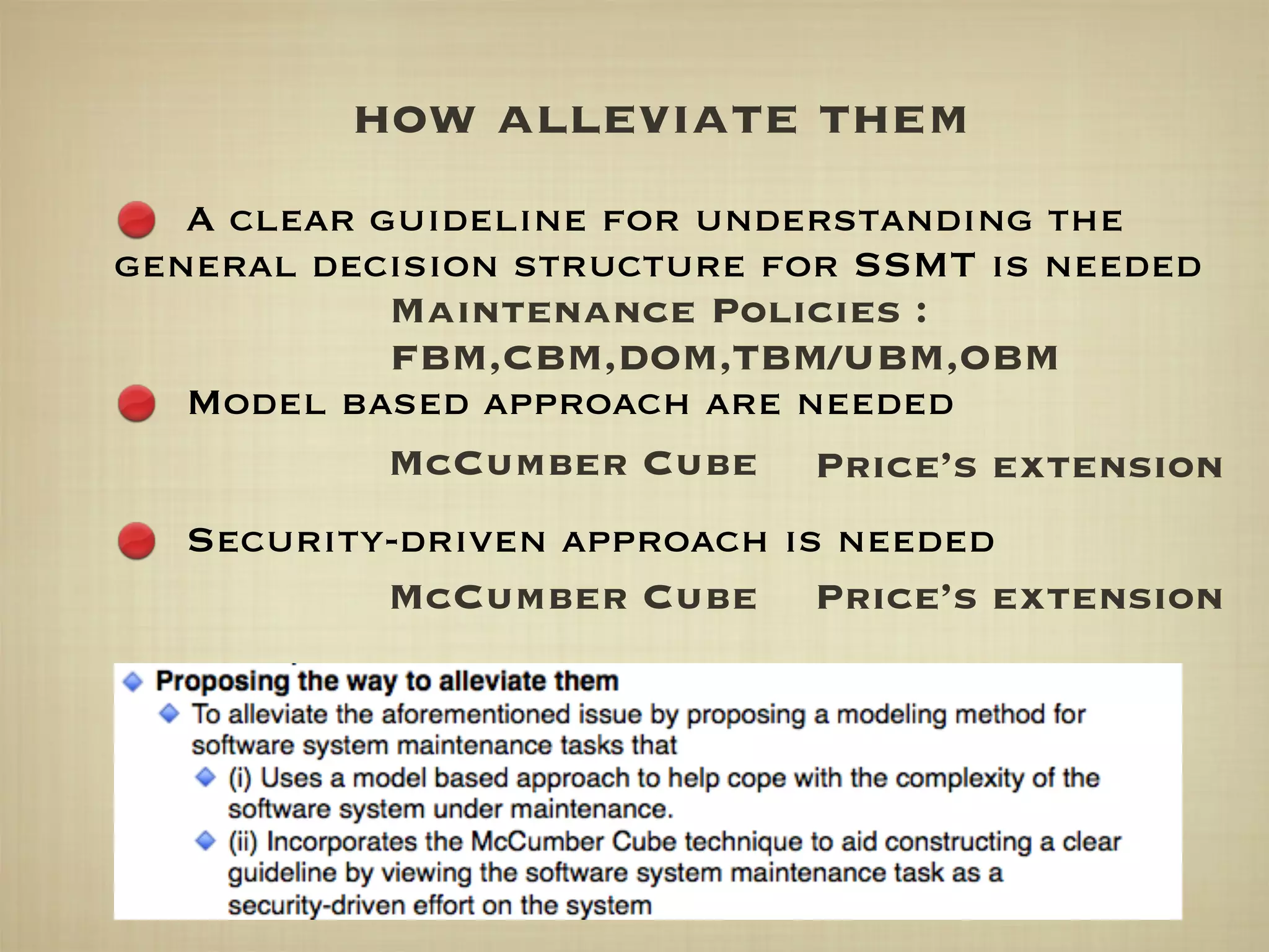 Extending the McCumber Cube to Model Software System Maintenance Tasks ...