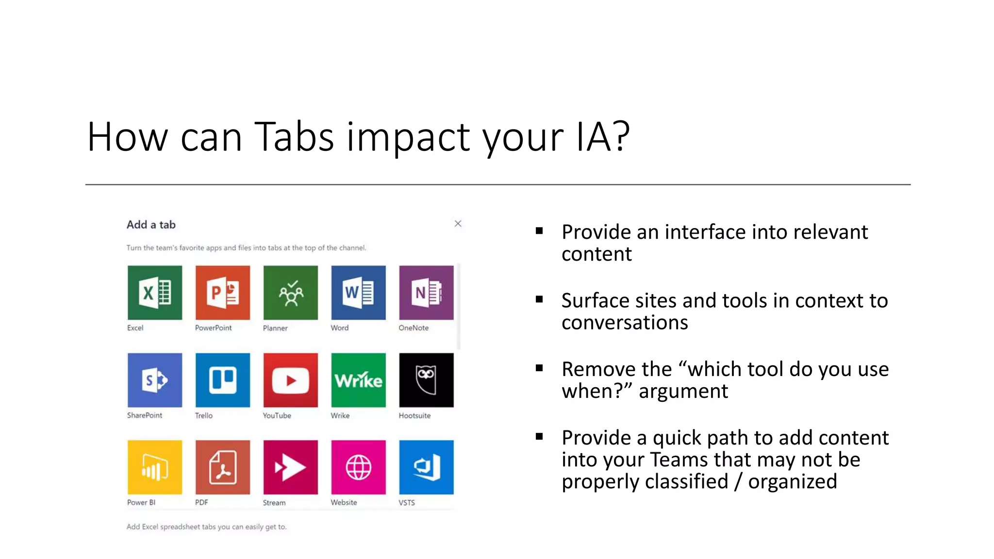 Extending your SharePoint Information Architecture to Microsoft Teams | PPT