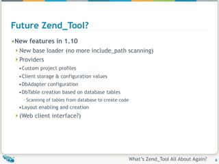 Extending Zend_Tool | KEY