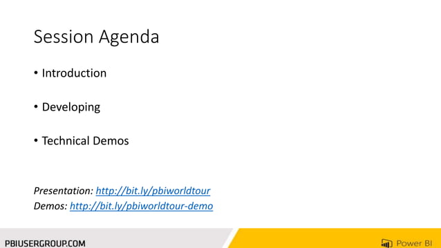 Extending Power BI With Your Own Custom Visual | PPT