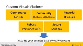 Extending Power BI With Your Own Custom Visual | PPTX