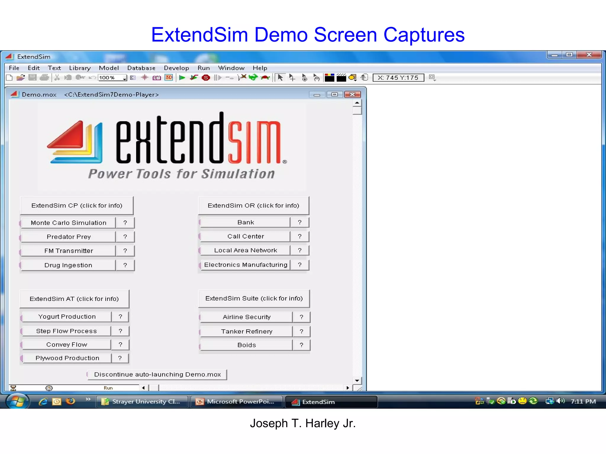 Extend Sim Presentation | PPT