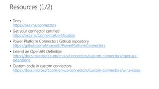 Extend The Power Platform with Custom Connectors - CollabDays NL 2022 | PDF | Computing ...