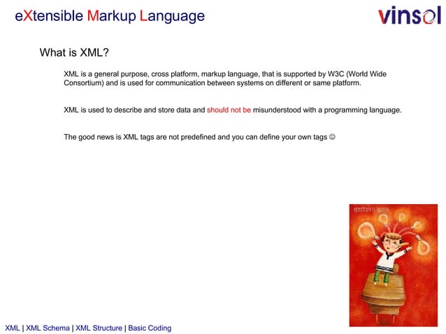 Extensible Markup Language Ppt